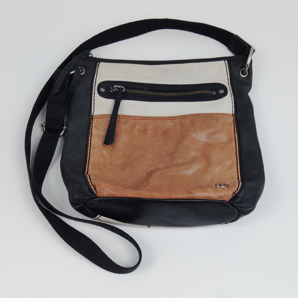 The Sak Laurel Color Block Leather Crossbody Bag - Gem